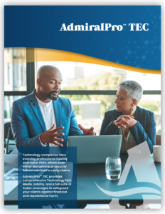 Technology E&O Insurance Coverage | Admiral Insurance Group